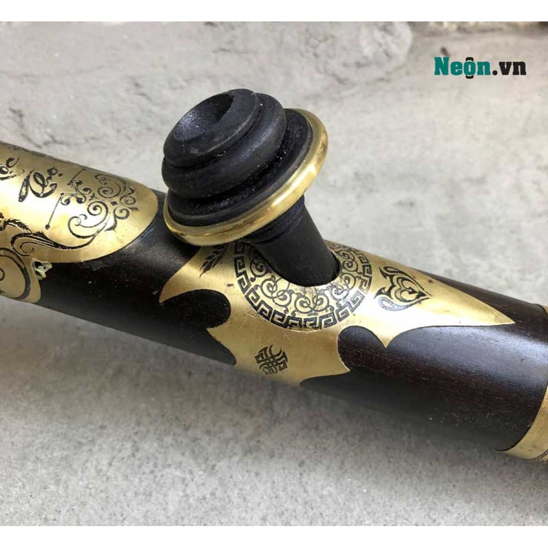 Điếu cày mini bọc đồng chống đổ nước DC01A | Neon.vn-Shop gốm online